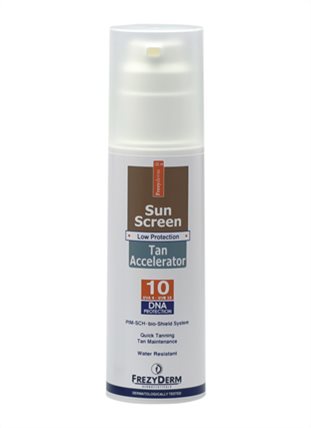 SUN SCREEN TAN ACCELERATOR SPF 10 | FREZYDERM
