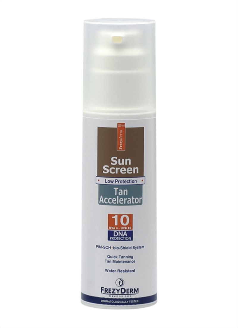 SUN SCREEN TAN ACCELERATOR SPF 10 | FREZYDERM
